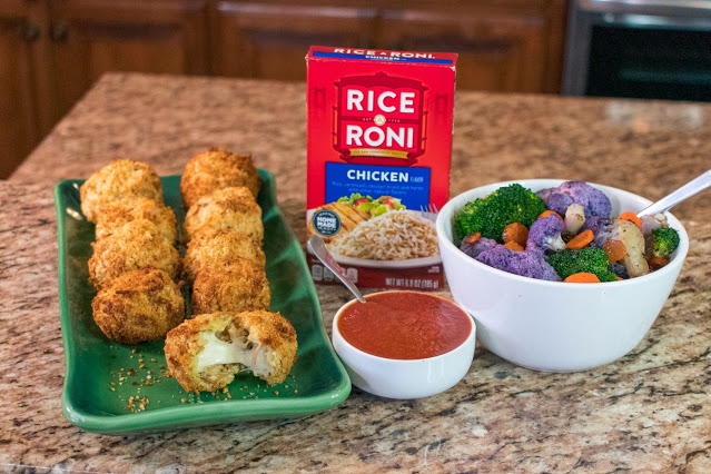 Cheesy Rice-A-Roni® Balls from Beau Coffron (Lunchbox Dad) | FLVR