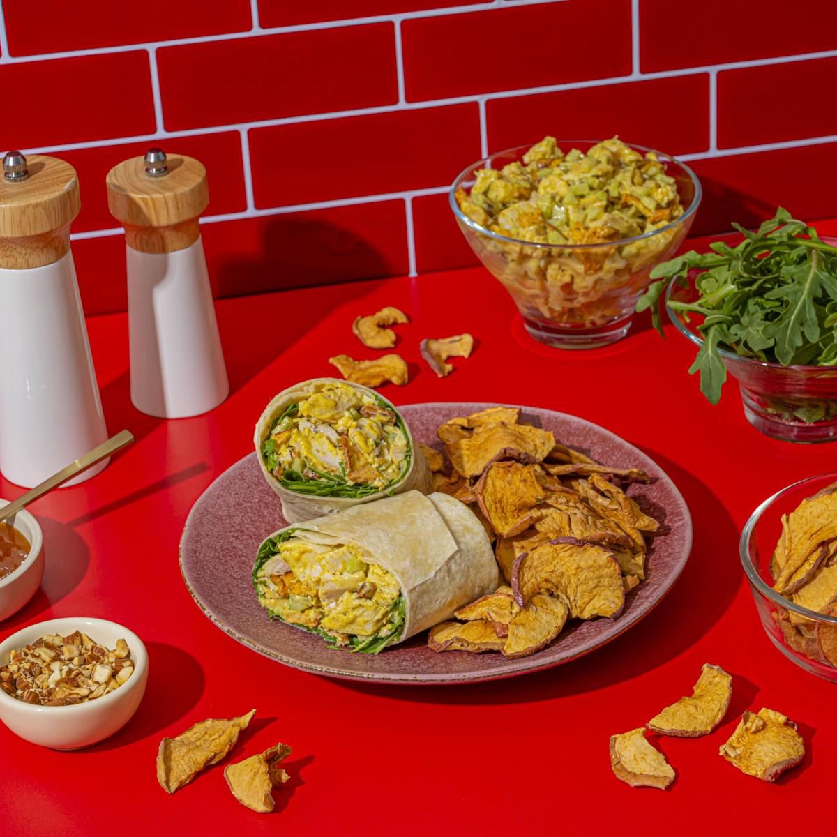 Bare® Curry Chicken Salad Wrap | FLVR