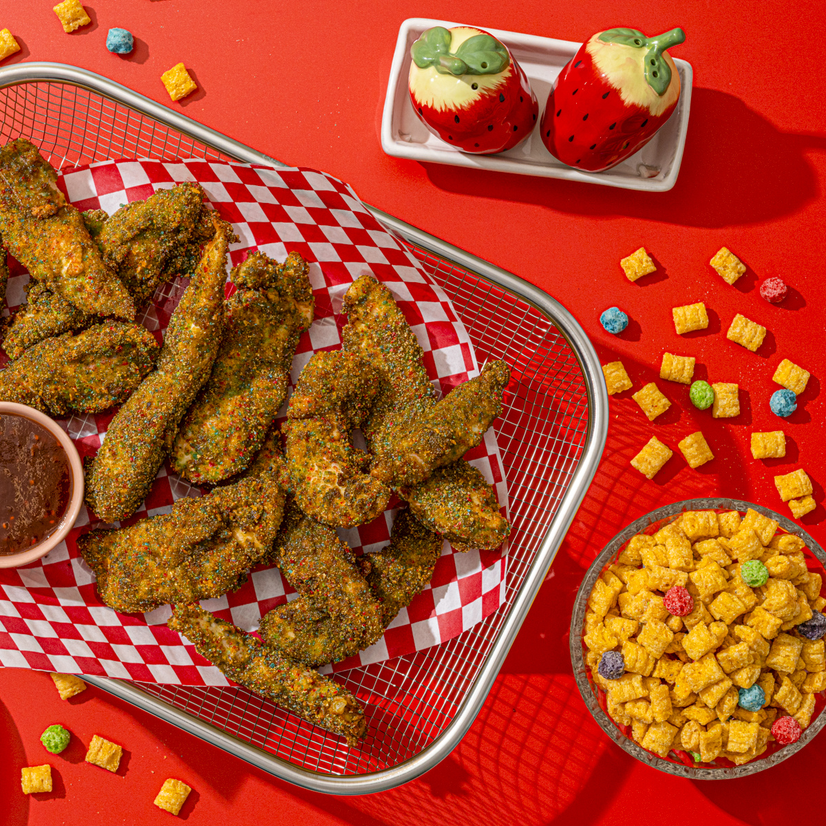 Capn Crunch® Berries Fried Chicken Fingers | FLVR