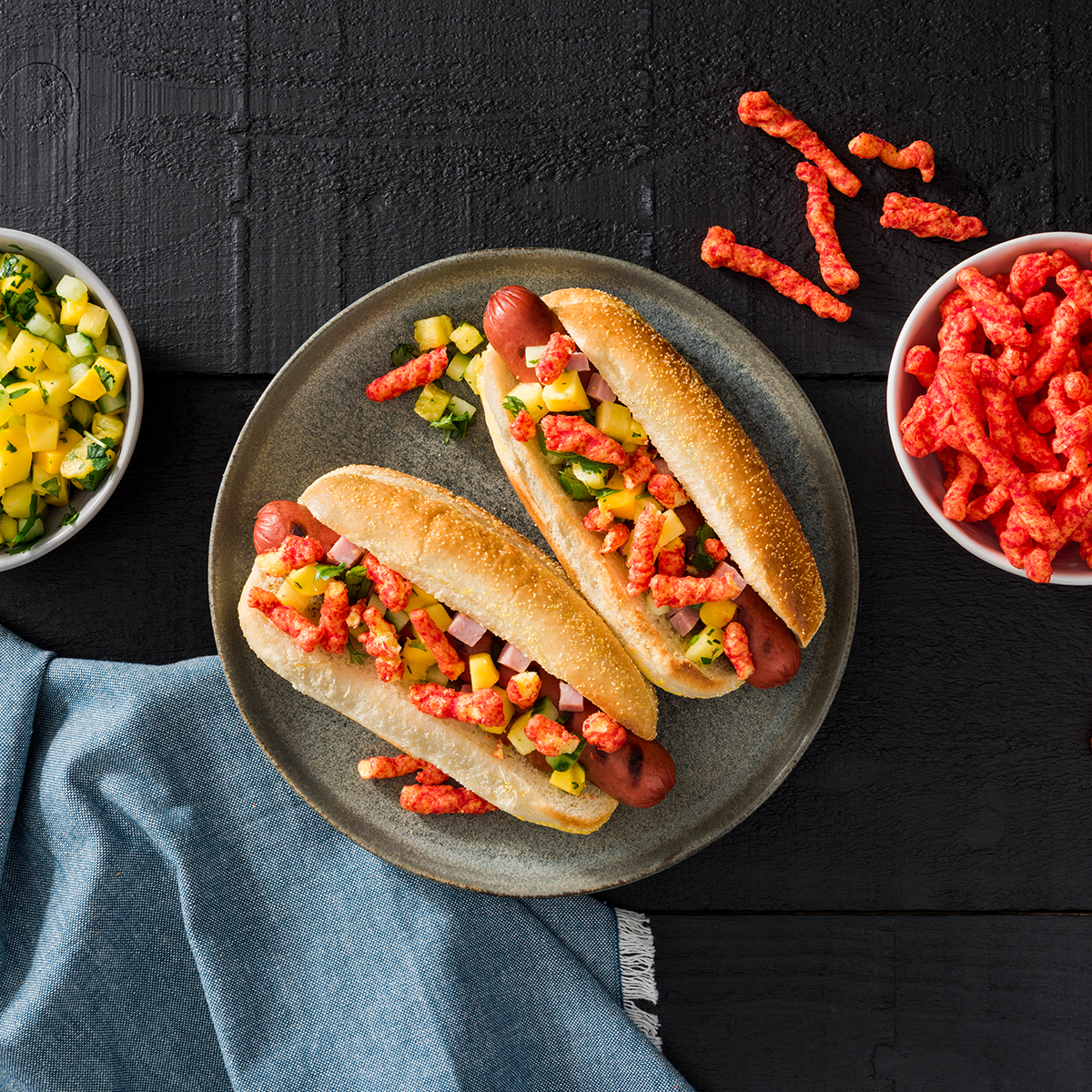 CHEETOS® FLAMIN HOT® Hawaiian Hot Dogs | FLVR