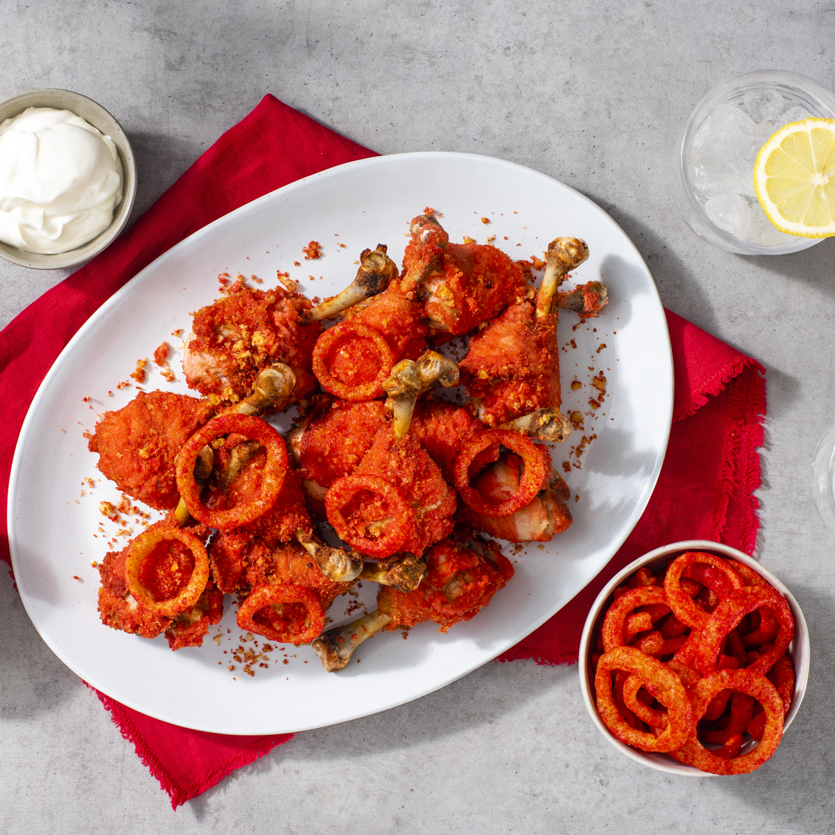 FUNYUNS® FLAMIN HOT® Nashville Hot Chicken Lollipops | FLVR