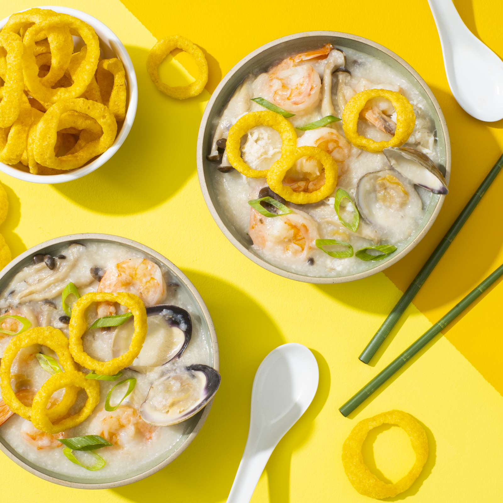 Seafood Congee with FUNYUNS® | FLVR