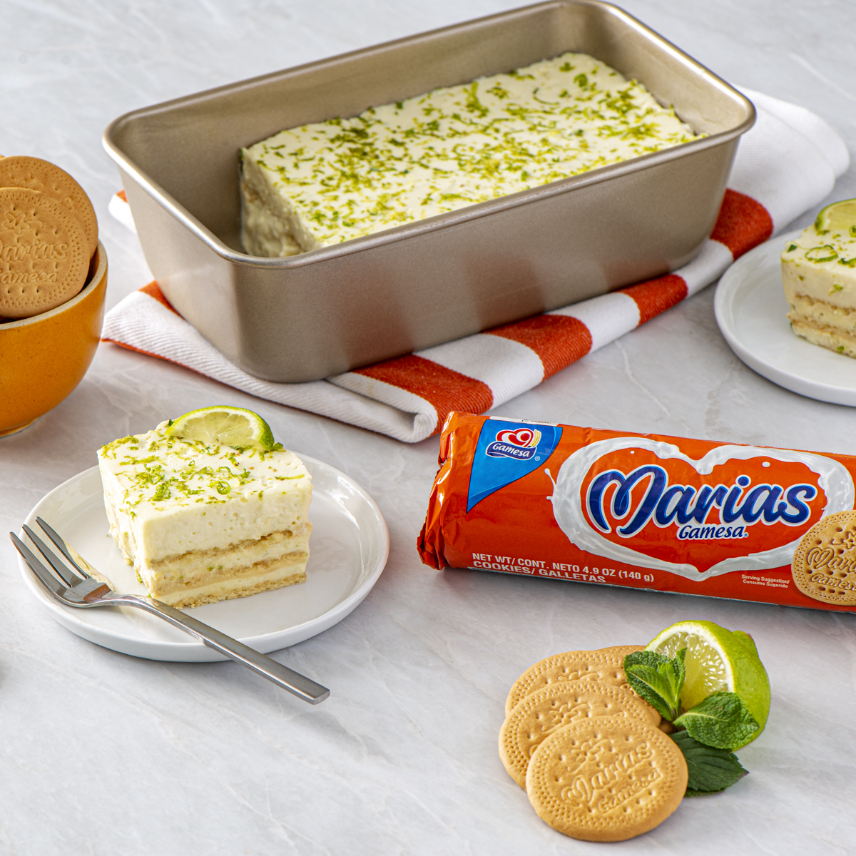 Marias Gamesa® Cookie Lime Icebox Cake | FLVR
