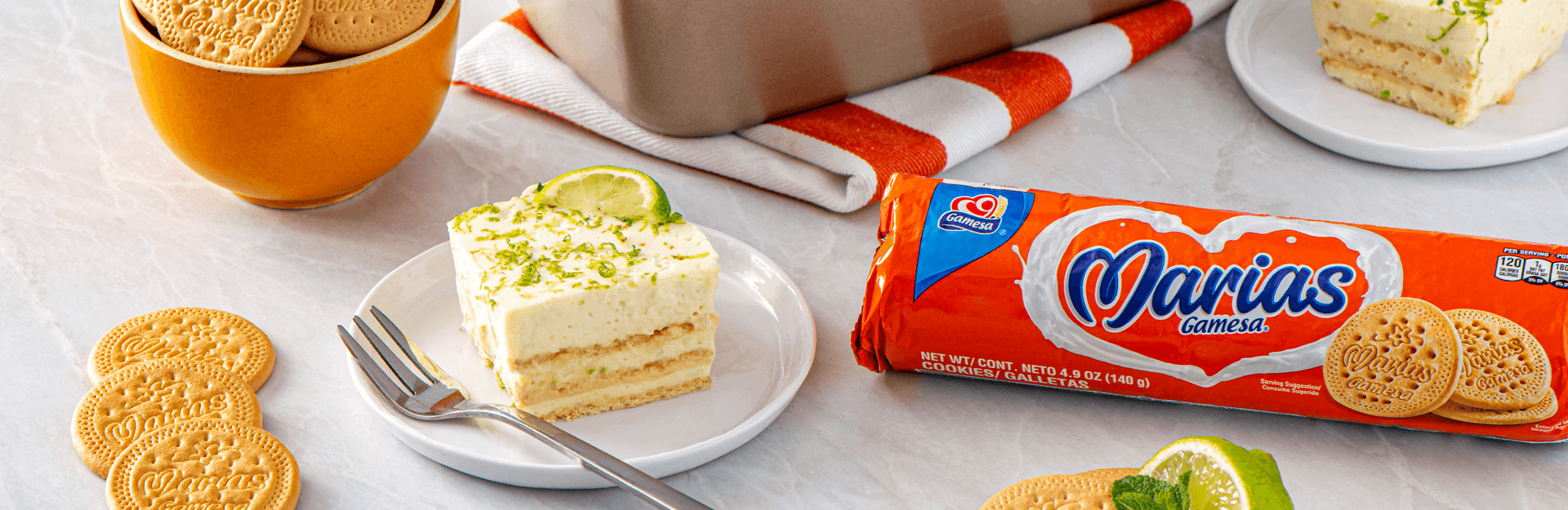 Marias Gamesa® Cookie Lime Icebox Cake | FLVR