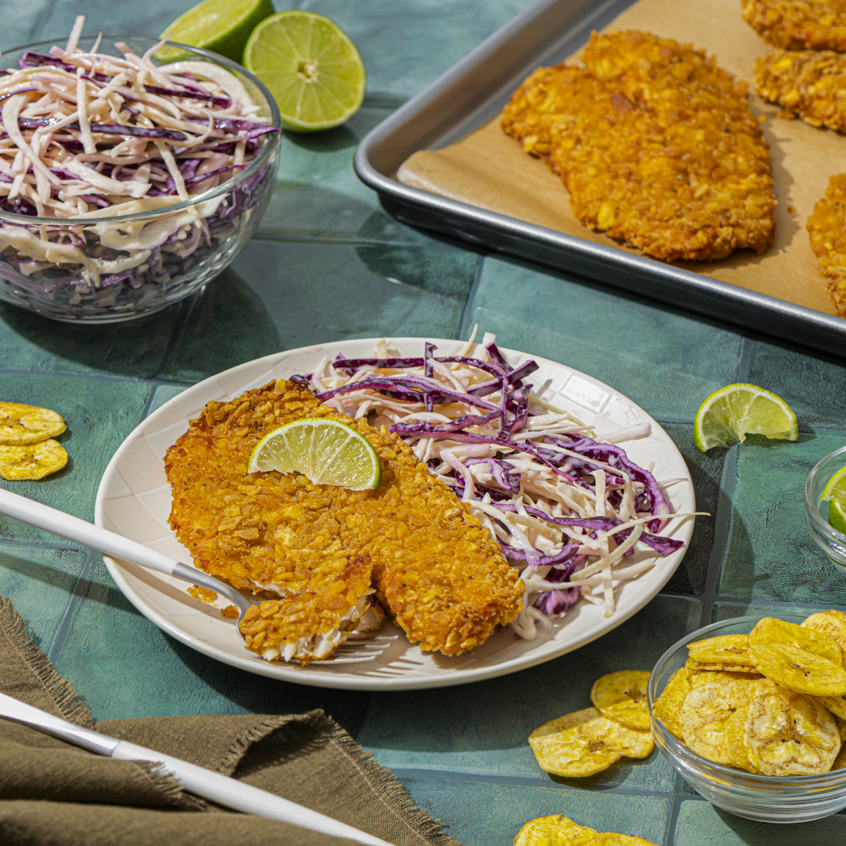 NatuChips® Plantain Chip Crusted Fish | FLVR