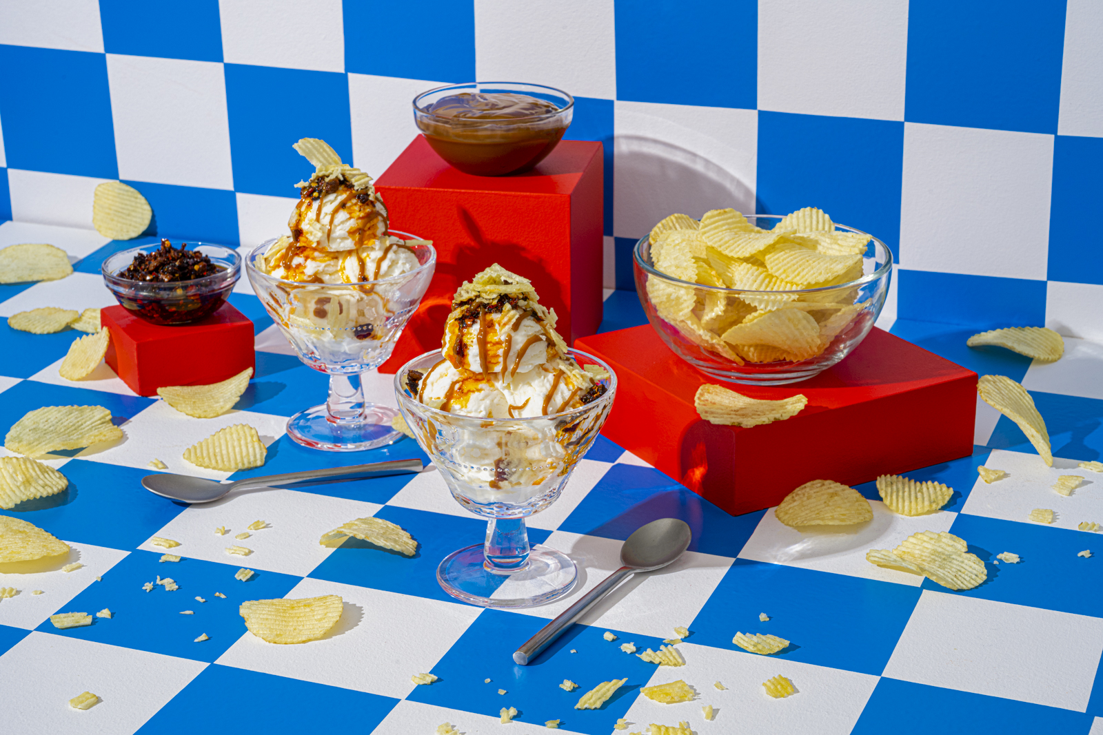 RUFFLES® Spicy Crunchy Ice Cream | FLVR