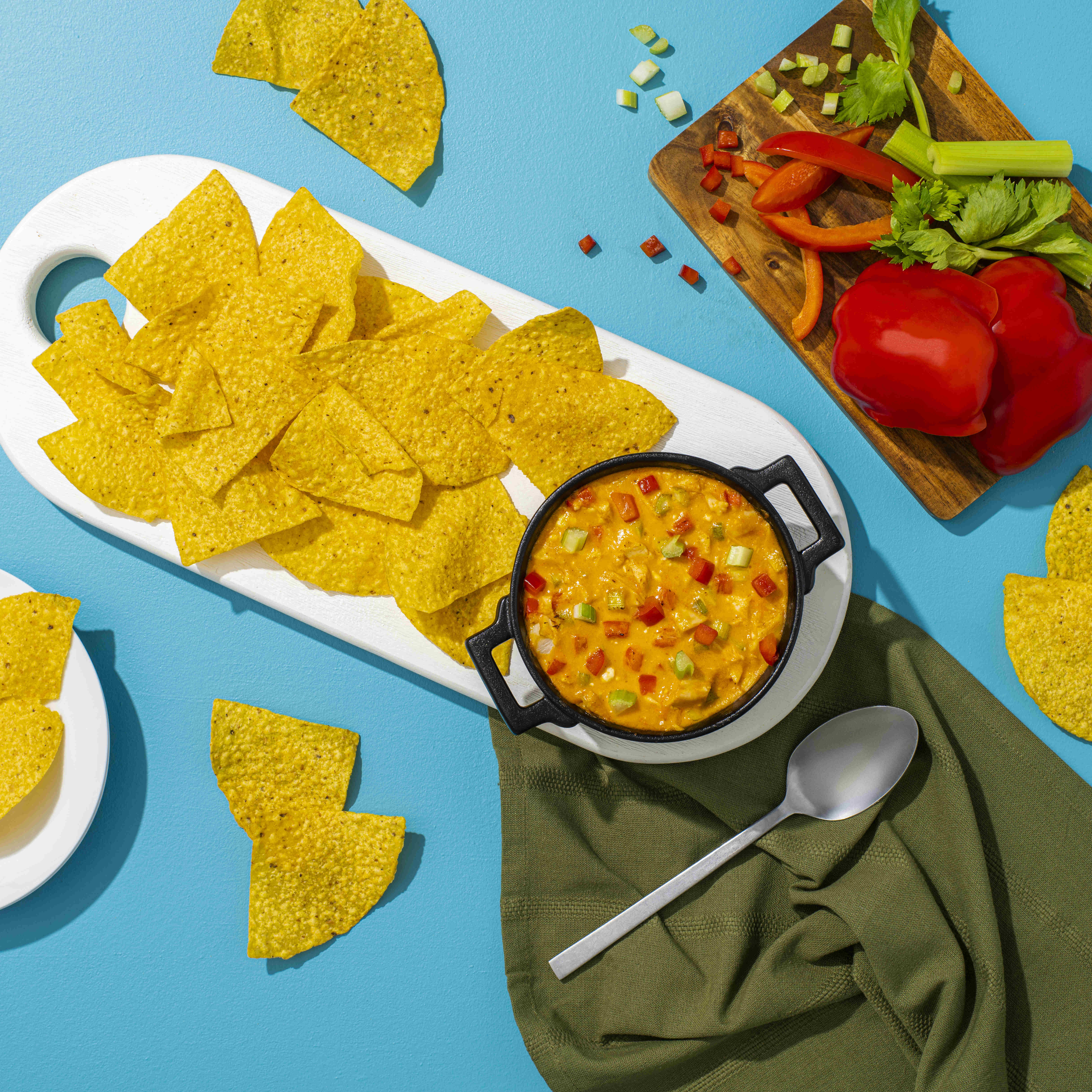 TOSTITOS® Dairy-Free Buffalo Chicken Dip | FLVR