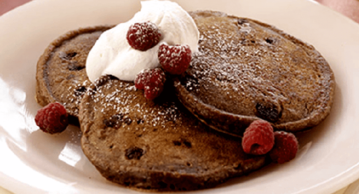 Chocoholic Brekkie Pancakes | FLVR