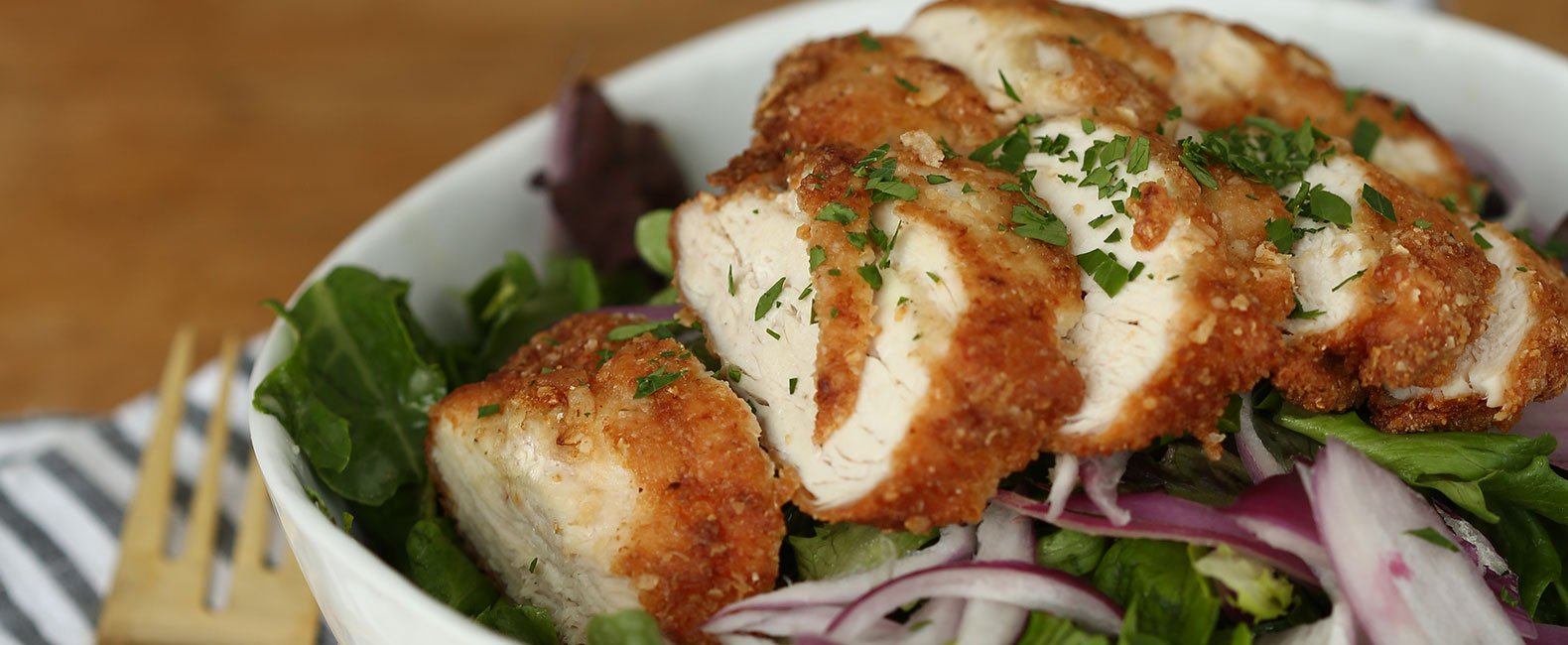 Mediterranean Deviled Chicken Salad | FLVR