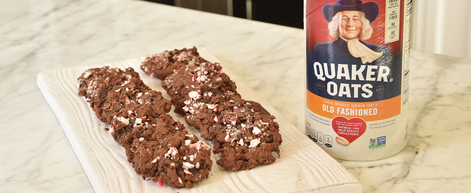 Hot Chocolate Brownie Oatmeal Cookies | FLVR