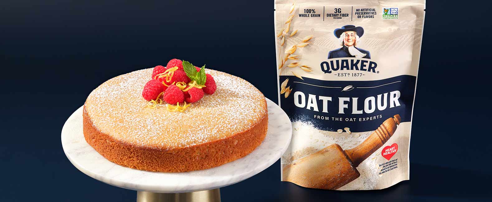 Oat Flour Lemon Cake | FLVR