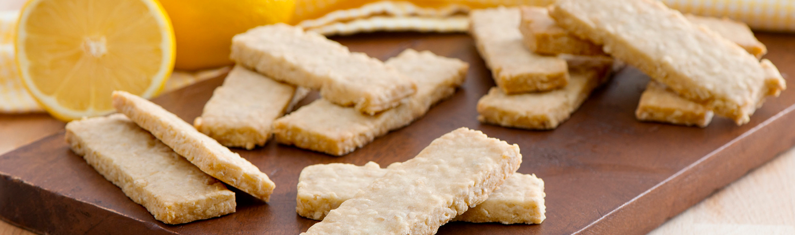 Lemon Oat Shortbread | FLVR