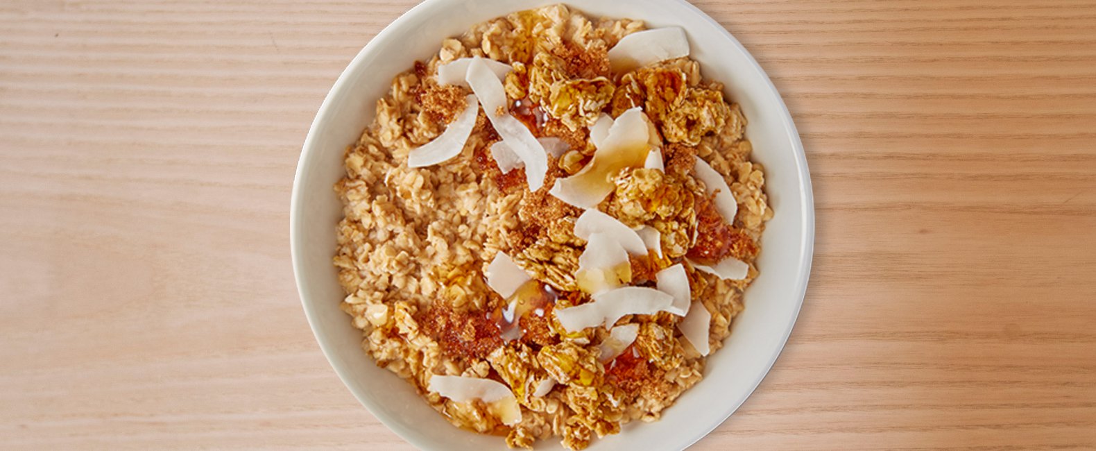 Maple Syrup Oatmeal with Granola | FLVR