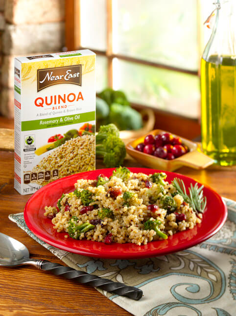 Quinoa Blend With Broccoli and Cranberries | FLVR