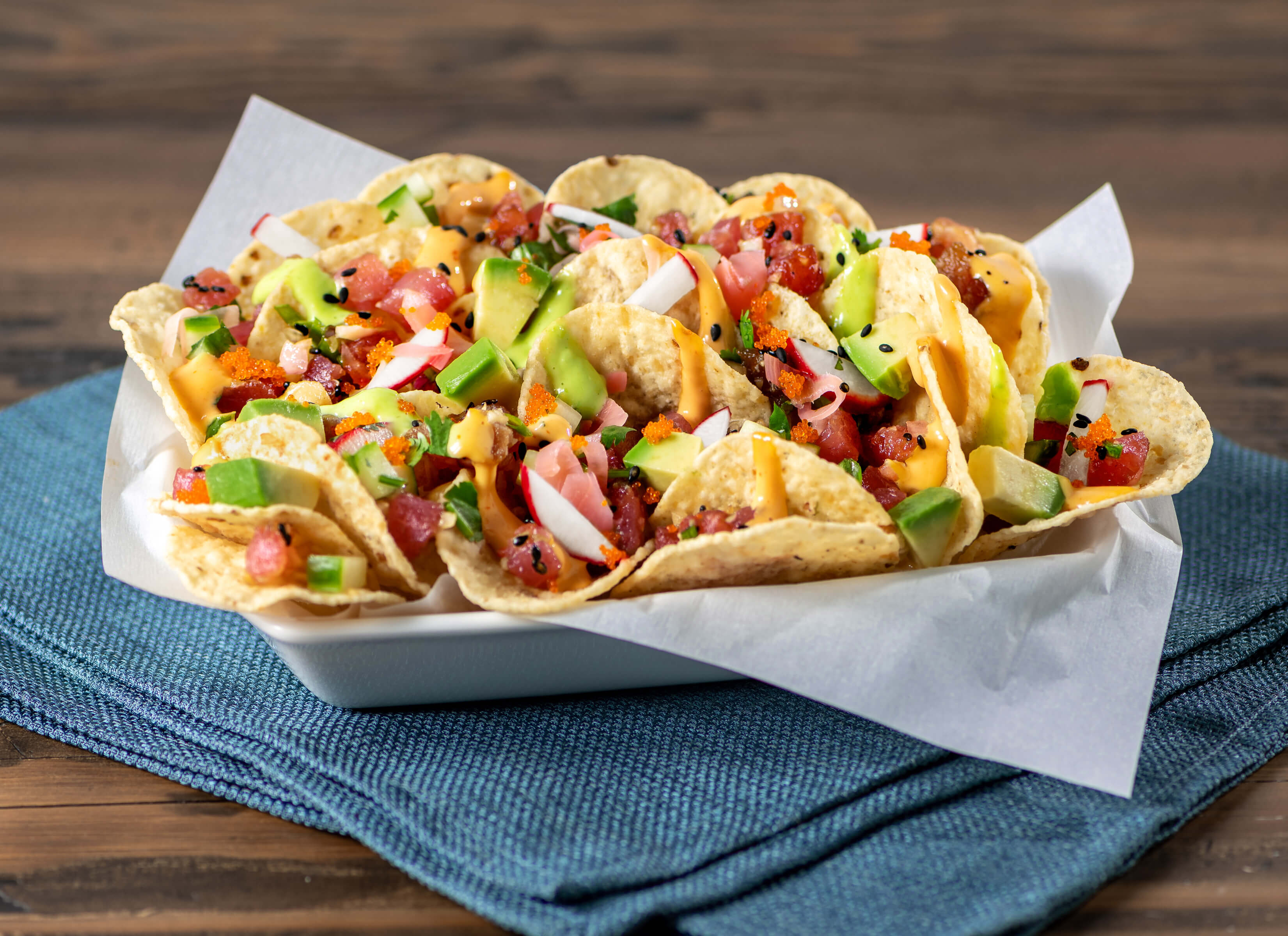 TOSTITOS® Poke Nachos | FLVR
